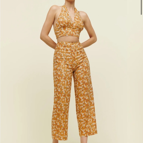 Reformation | Pants & Jumpsuits | Nwt Reformation Ronan Linen Two Piece ...